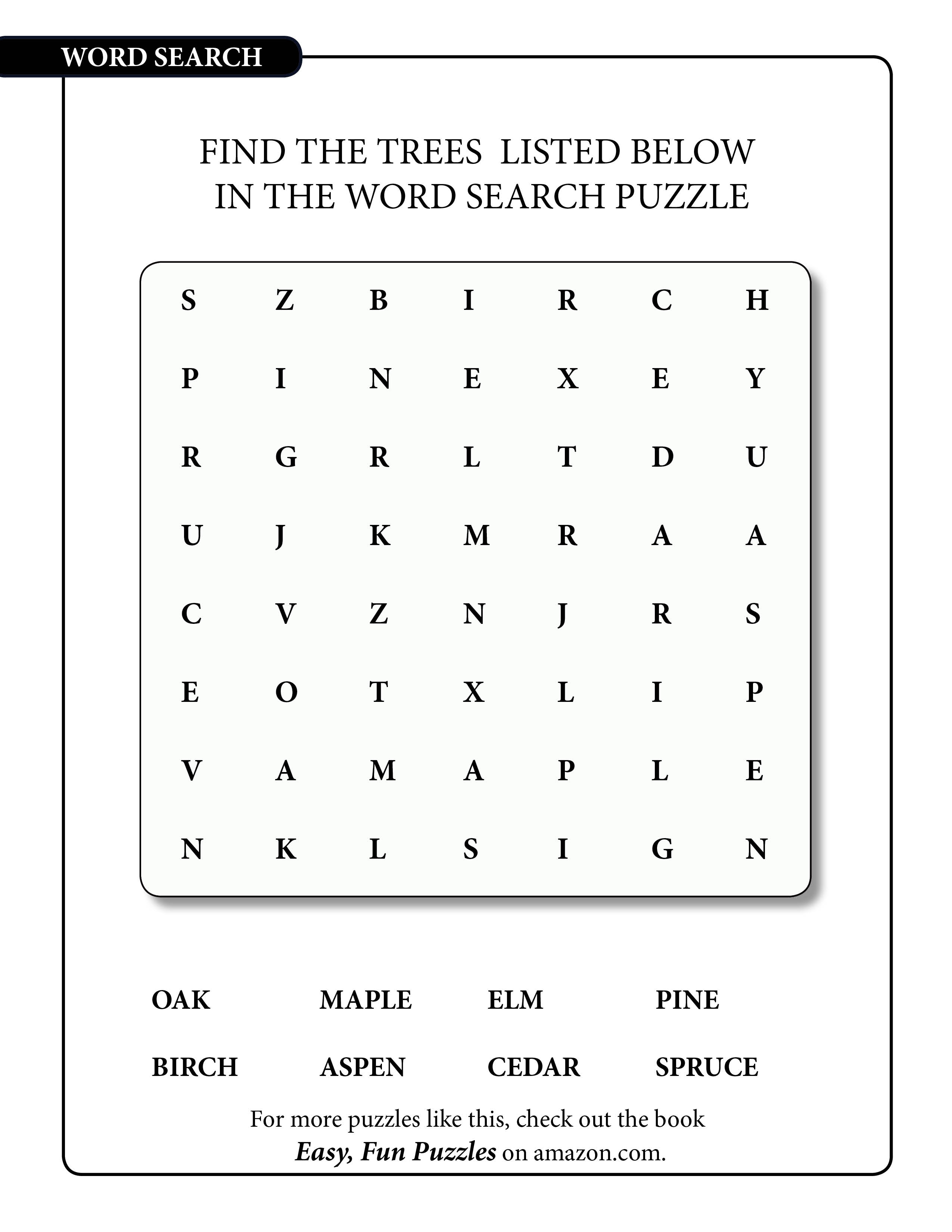 Sample Pages for Easy, Fun Puzzles | Happy Solving
